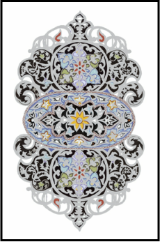 Full-Color Chinese Kazak Designs CD-ROM and Book