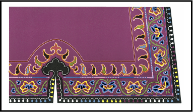 Full-Color Chinese Kazak Designs CD-ROM and Book
