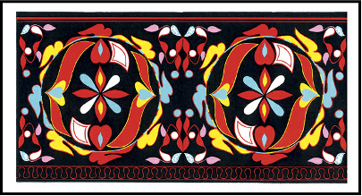 Full-Color Chinese Kazak Designs CD-ROM and Book